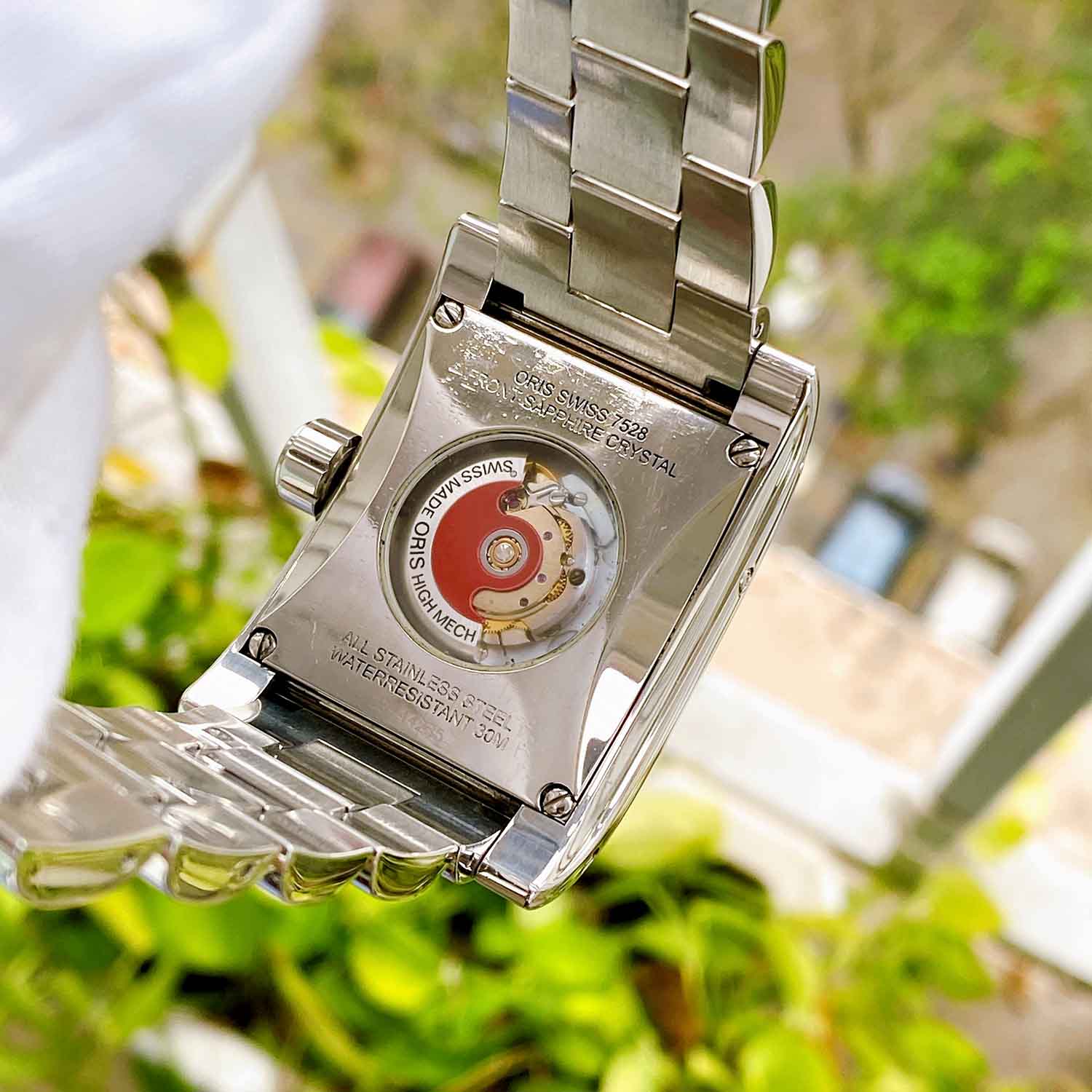 Oris Rectangular Complication GMT Moonphase 7528